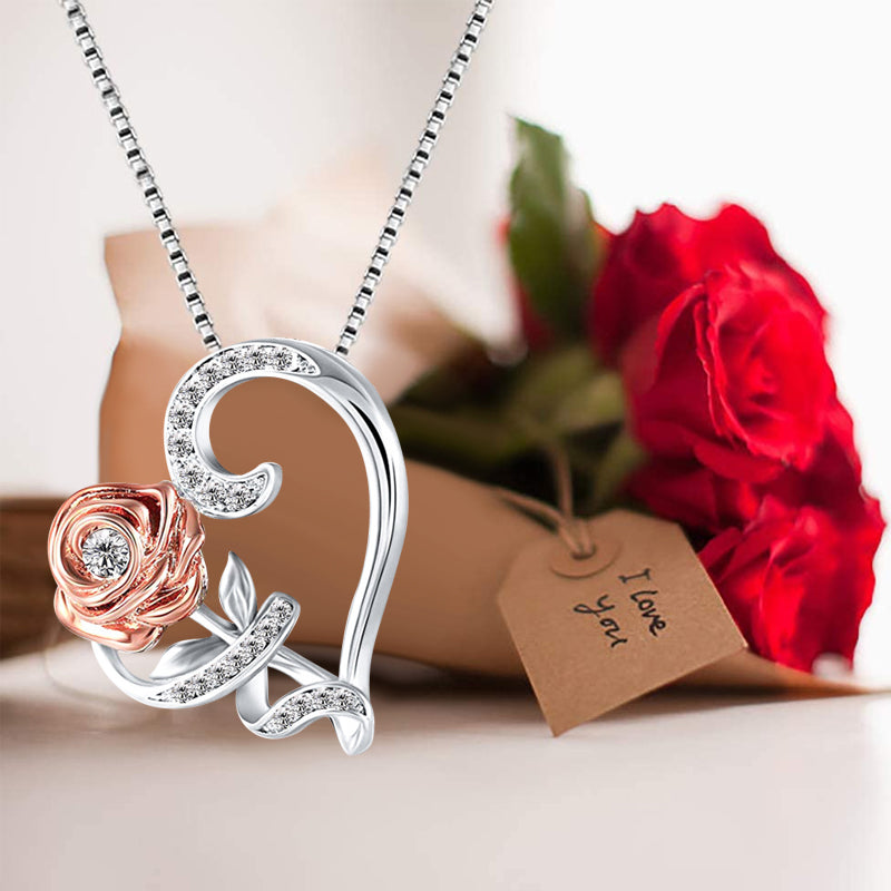 Everlasting Love Rose Necklace