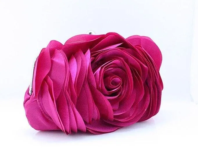 Evening Bag Flower-Shaped Clutch Bag