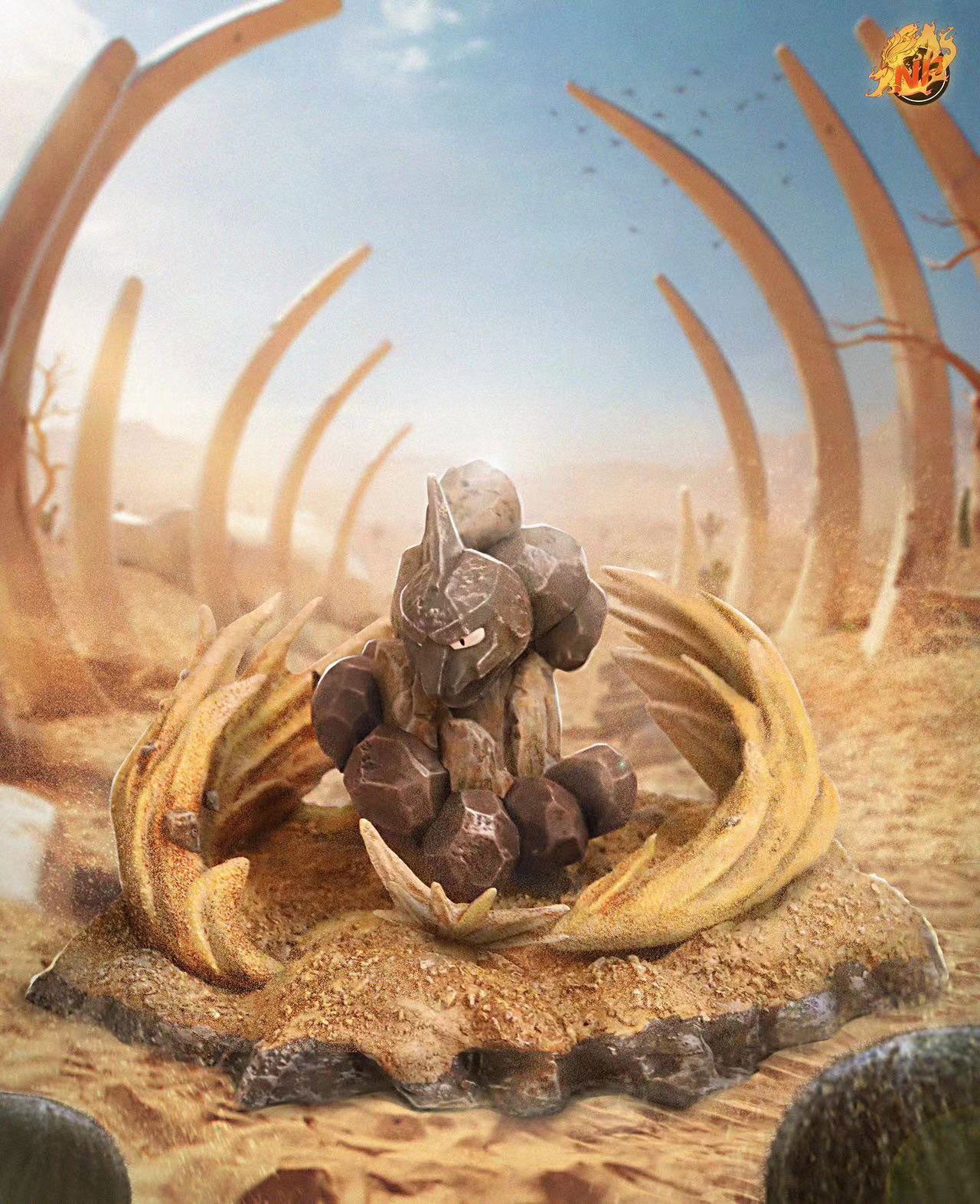 1/20 Scale World Zukan Realistic Style Onix - Pokemon Resin Statue - NP ...