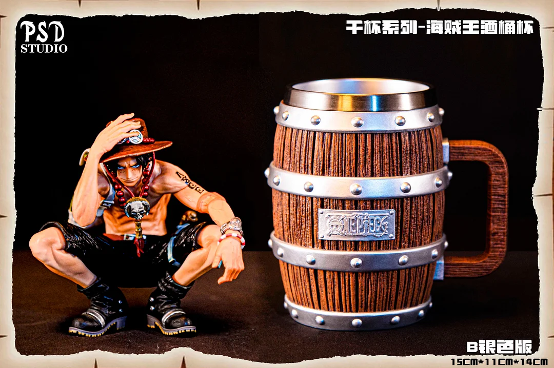 1/1 Scale Cheers Series ONE PIECE Beer Barrel Cup - ONE PIECE Resin ...