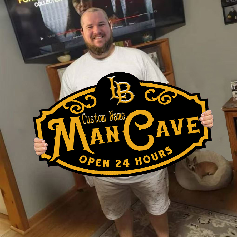 Custom Name Long Beach State Beach Man Cave&Diva Cave Sign