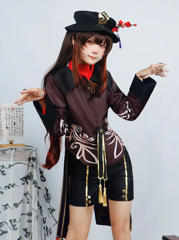 Genshin Impact Li Yue Hu Tao cosplay Full set of clothing