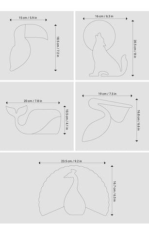 LED Creative Animal Decorative Light