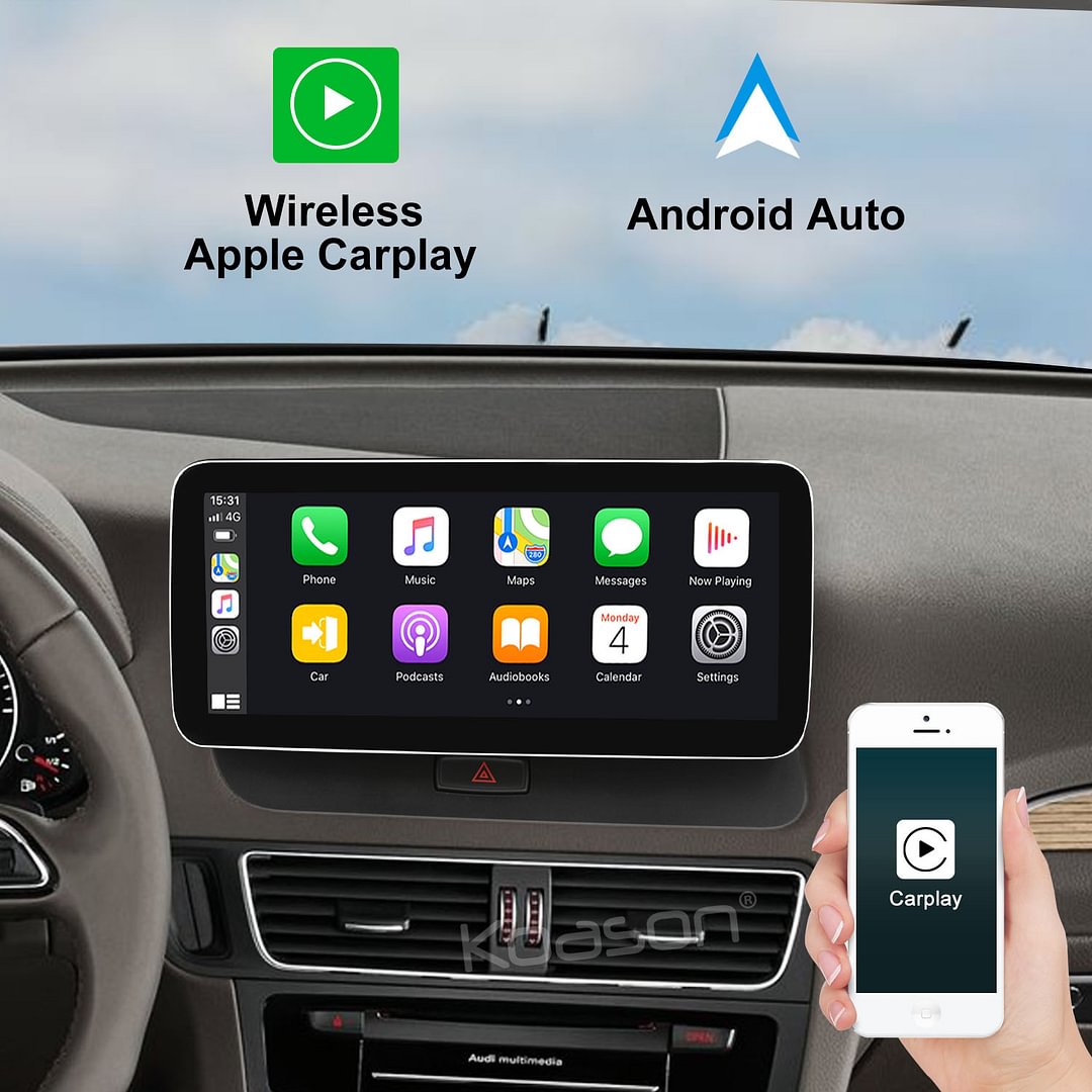Koason Audi Q5 Android Screen Display Upgrade Apple Carplay Android