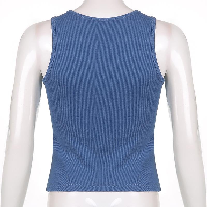 RHINESTONE HEART TANK TOP