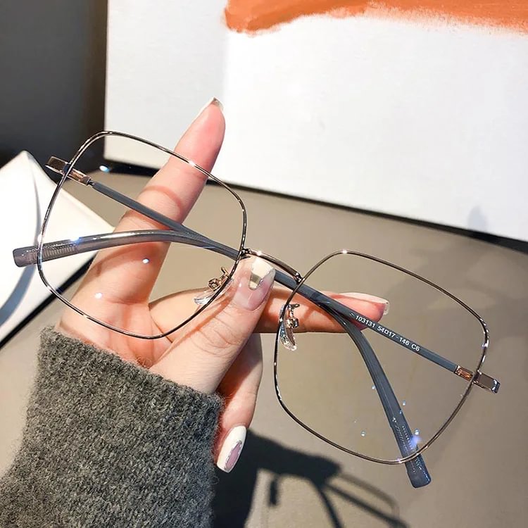 2023 Men Stylish Female Eyewear New Blue Light Blocking Metal Optical ...