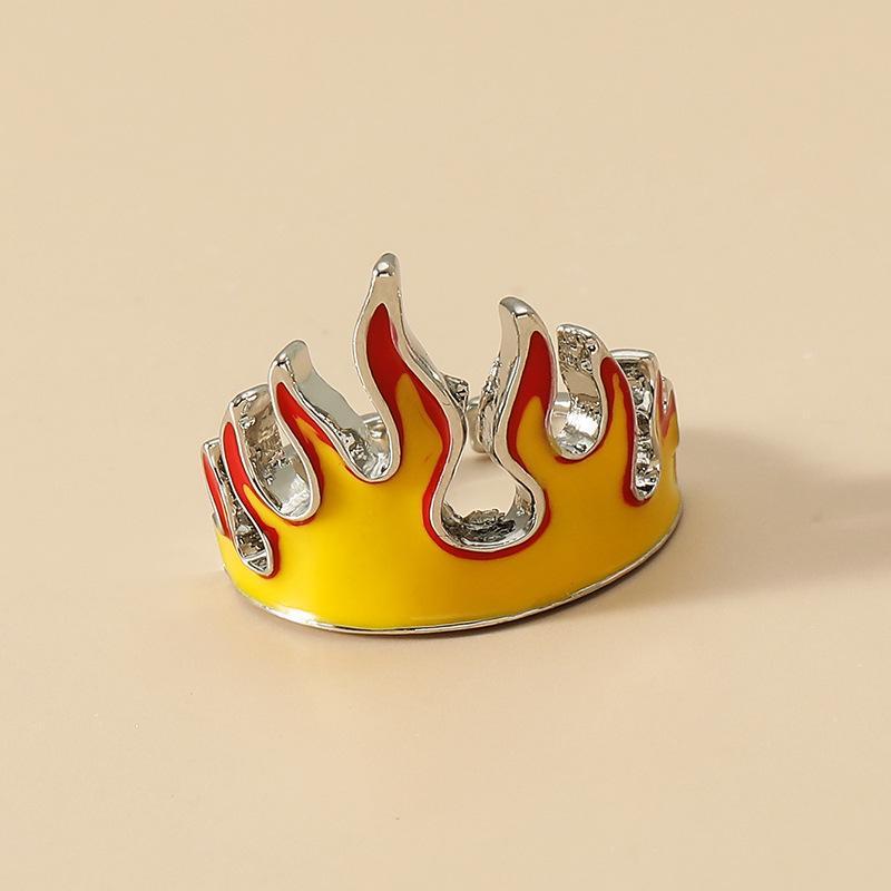 FLAME OPEN RINGS