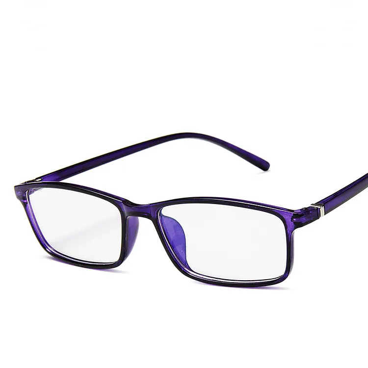 Plain Glasses Blue Light Blocking Glasses Fashionable Full Frame Eye ...