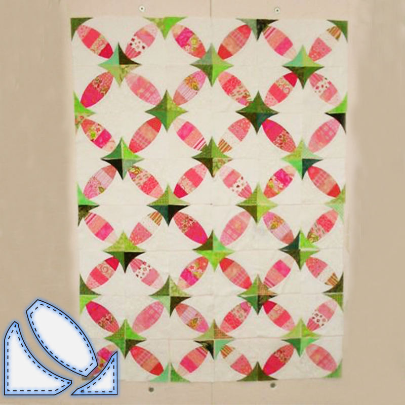 Victor s Bouquet Quilt Template Set With Instructions