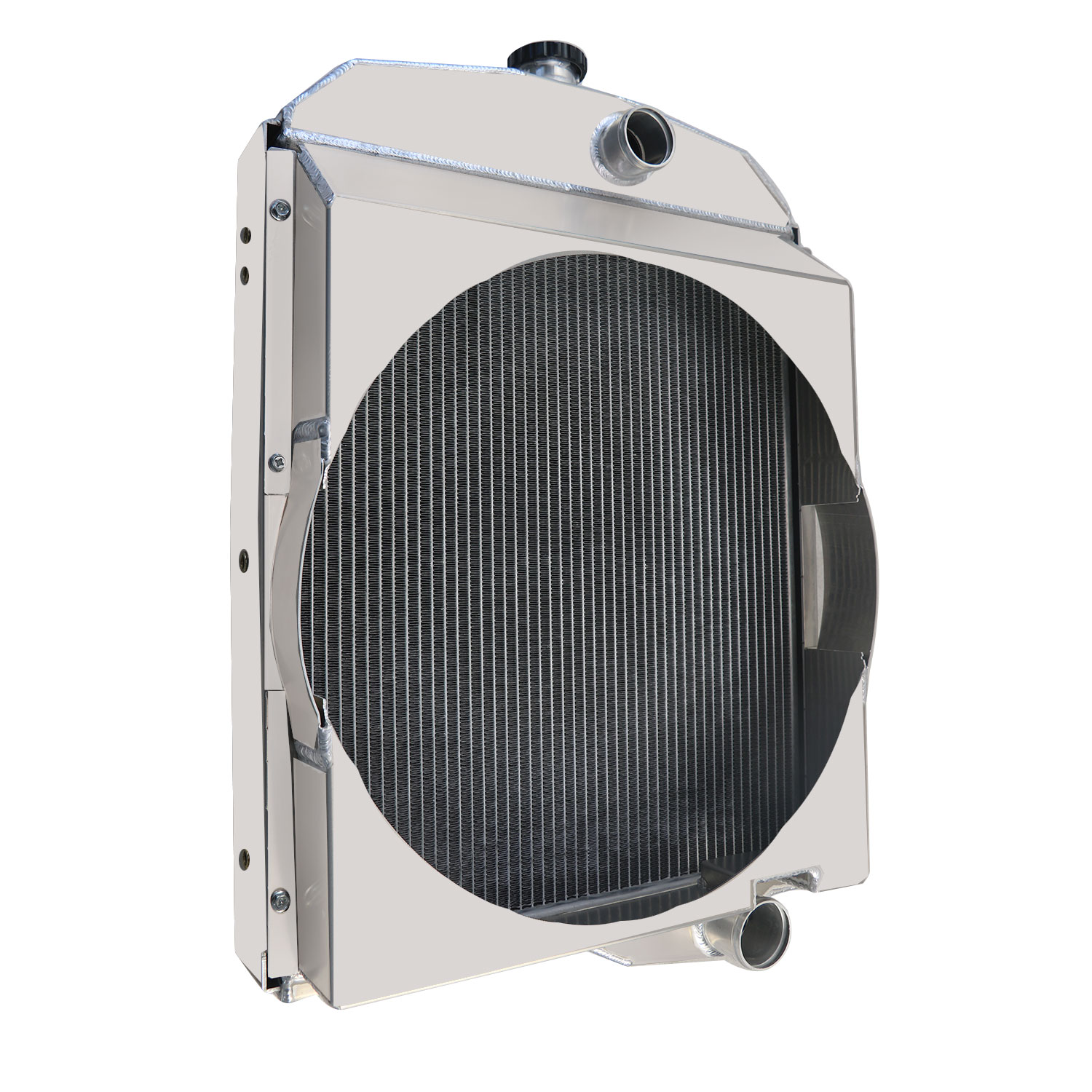 Alloyworks 3 ROW Tractor Radiator Fit Oliver 1550 1555 1600 1650 1655 ...