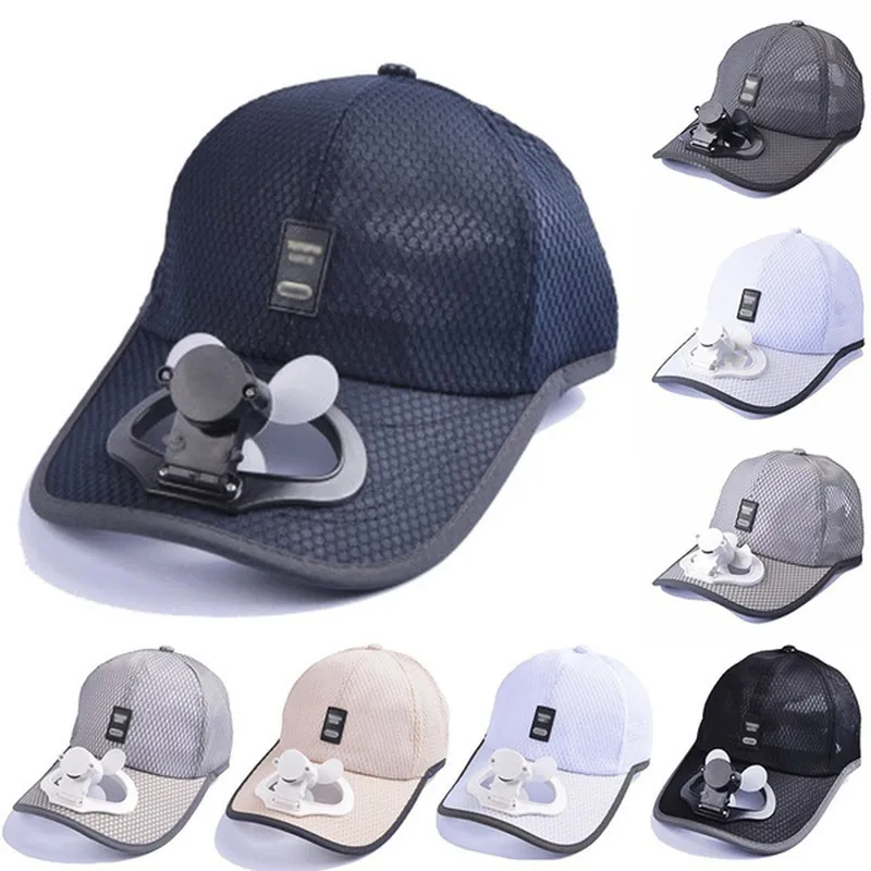 Summer Fan Cooling Baseball Cap Usb Charging Sunscreen Shade Hat Sport ...