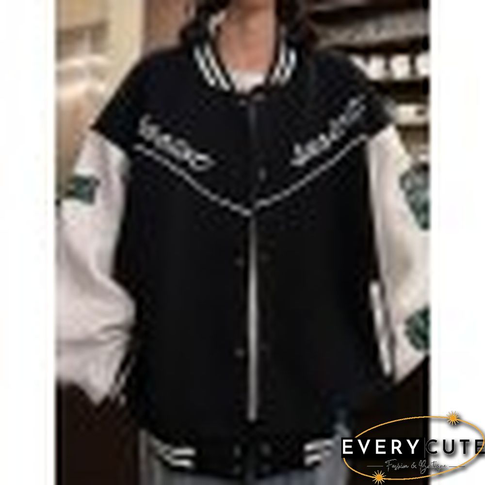Vintage Logo Graphic Varsity Jacket