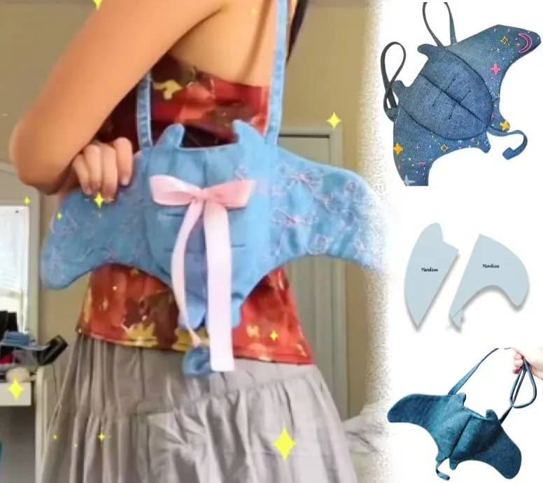 Manta Bag Sewing Template & Instruction