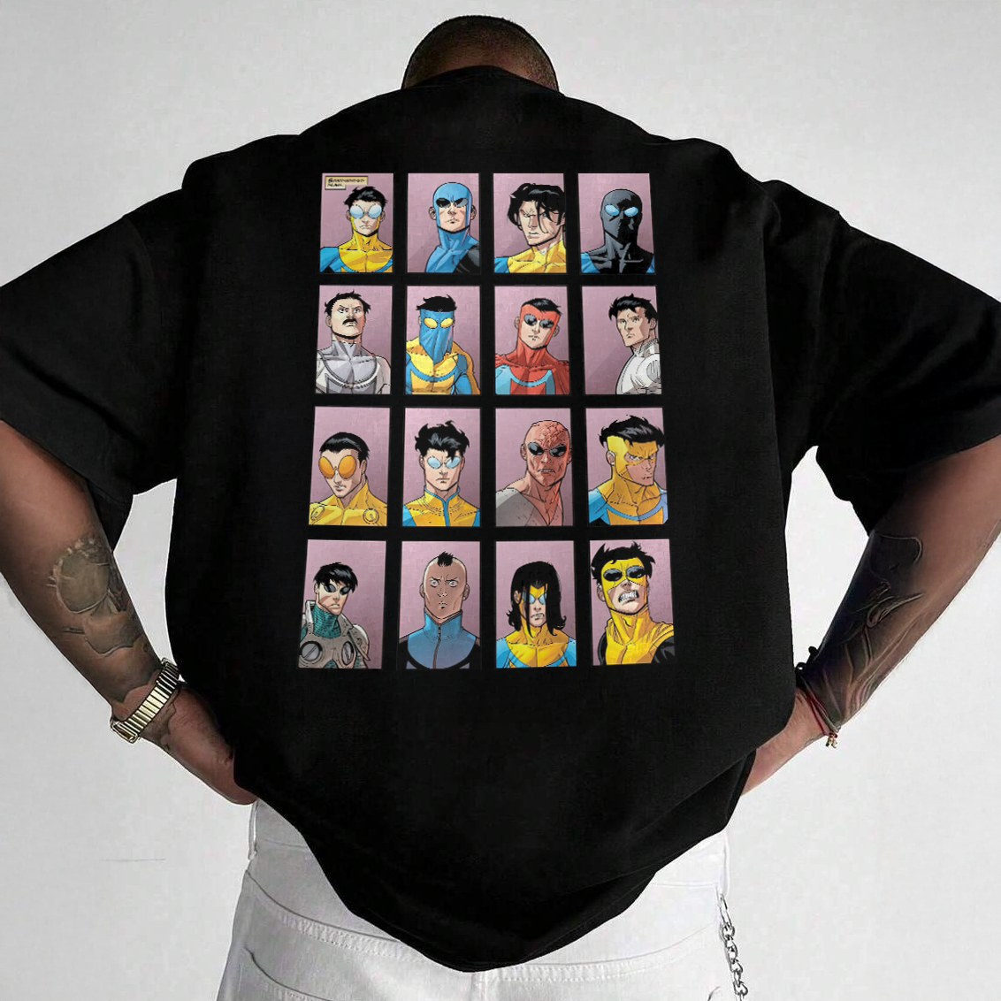 Invincible Casual Anima Design Short Sleeves T-shirt