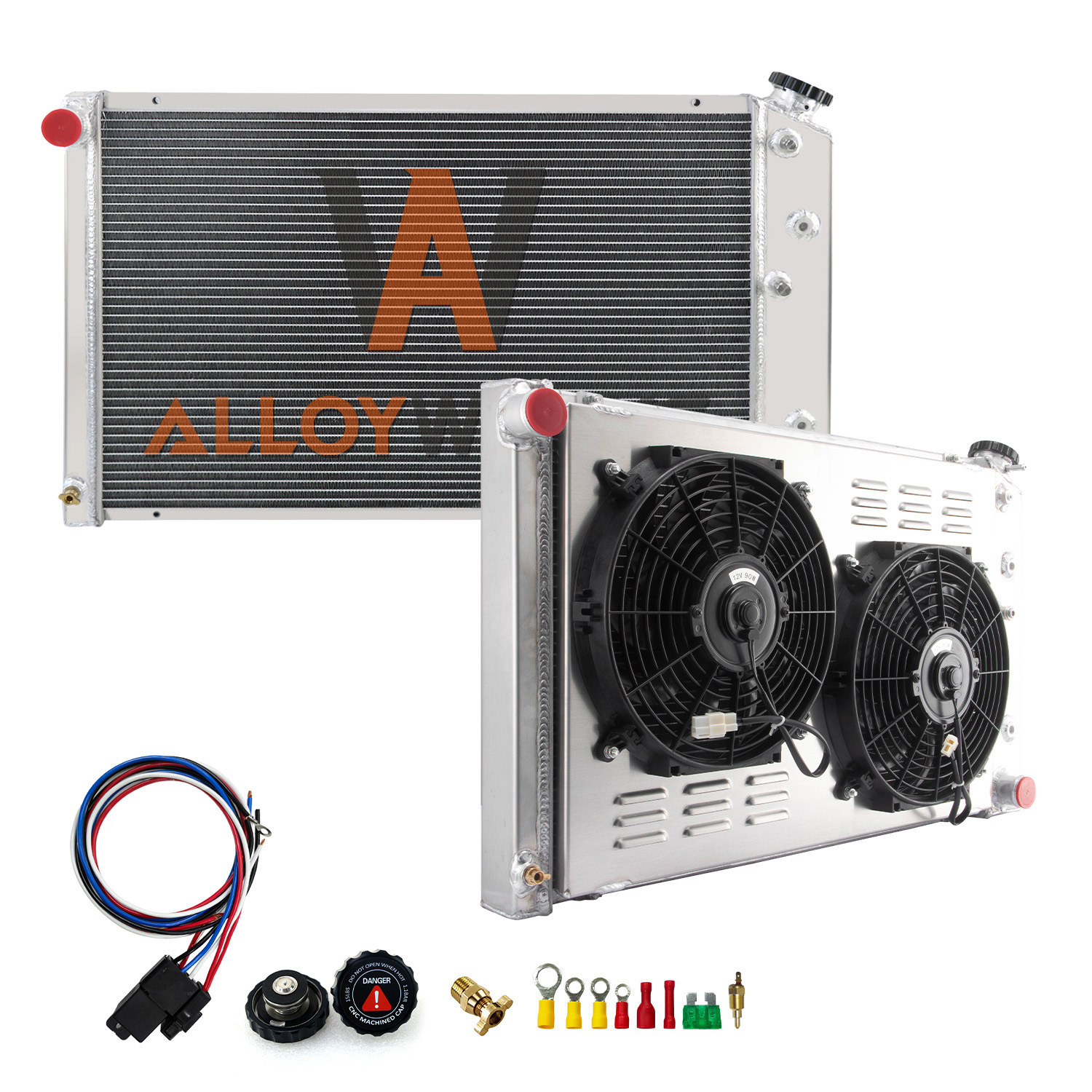 3 Row Radiator+Shroud Fan For 1978-1987 Chevy C/K C10 C20 Monte Carlo ...