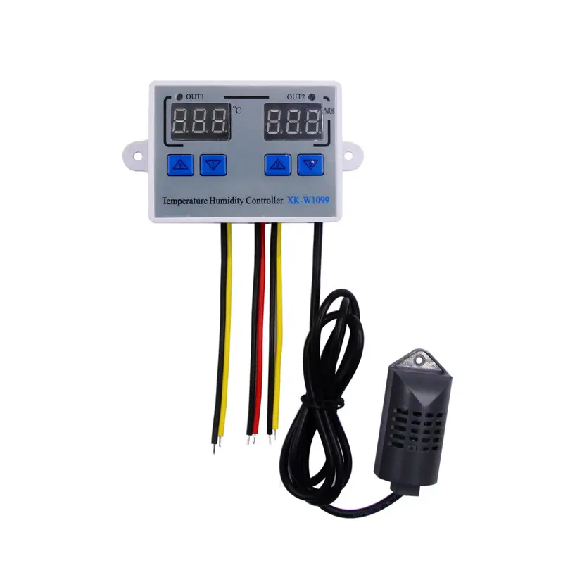 W1099 Digital LED Temperature Humidity Controller For Incubator 12V 24V ...