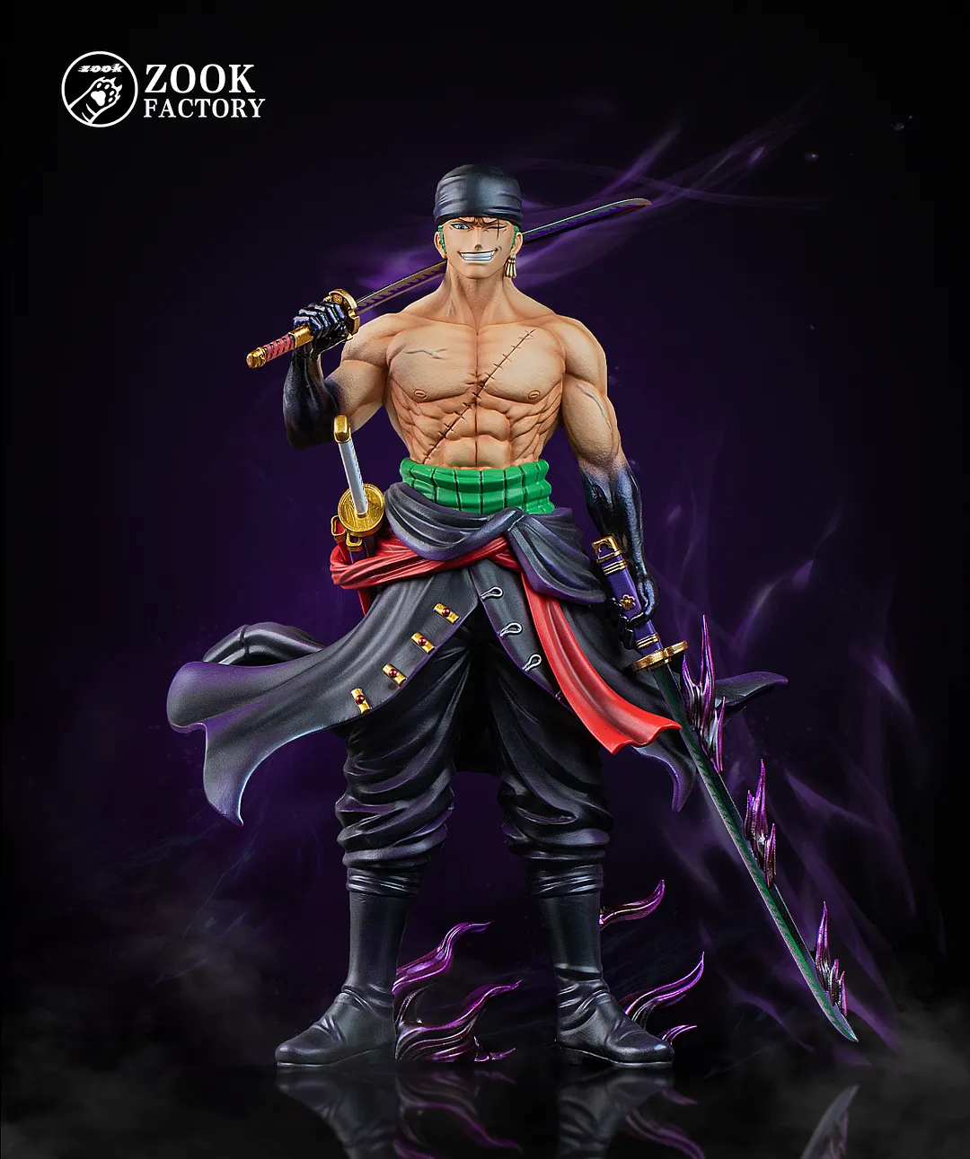 POP Scale Enma Roronoa Zoro - ONE PIECE Resin Statue - Zook Factory Studios