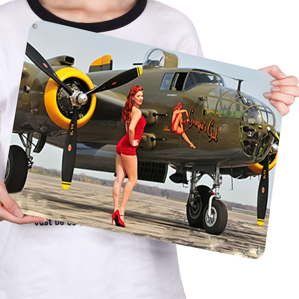 [Big Size]World War II Bomber - Metal Tin Signs(12*16Inch)