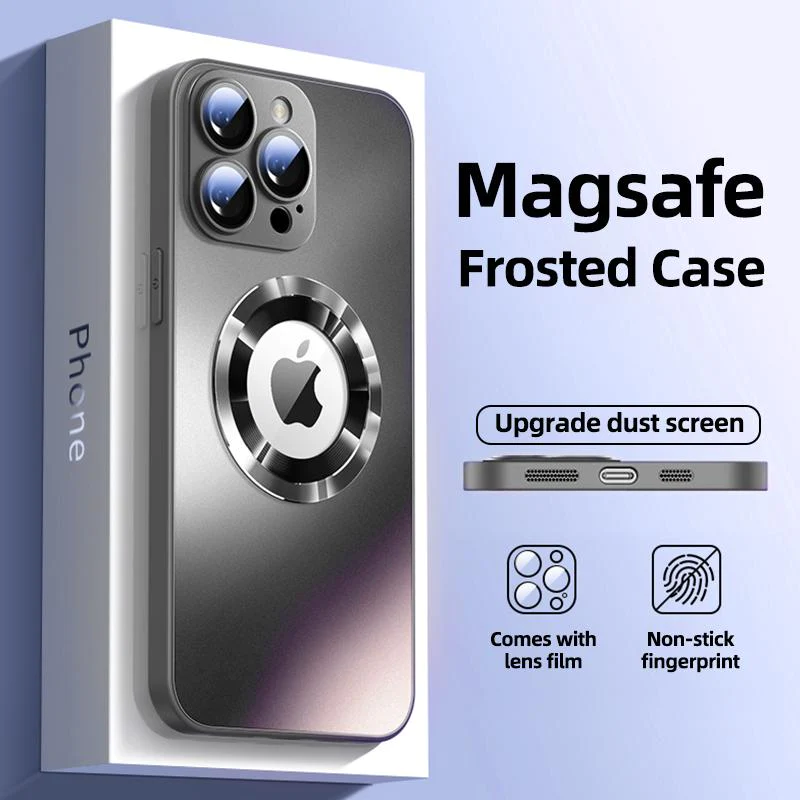 Matte Glass Camera Lens Protection Case--Magsafe