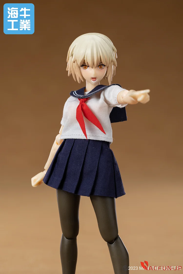 海牛工業＆ACFUN 1/12 海牛の野望 EIMI 二次元 JK 可動 アクション フィギュア 完成品 5周年 限定版