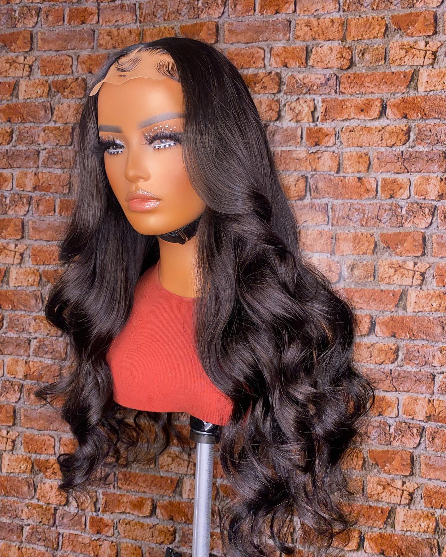5x5 HD Lace Closure Wig Body Wave 200% Density Glueless Closure Wig