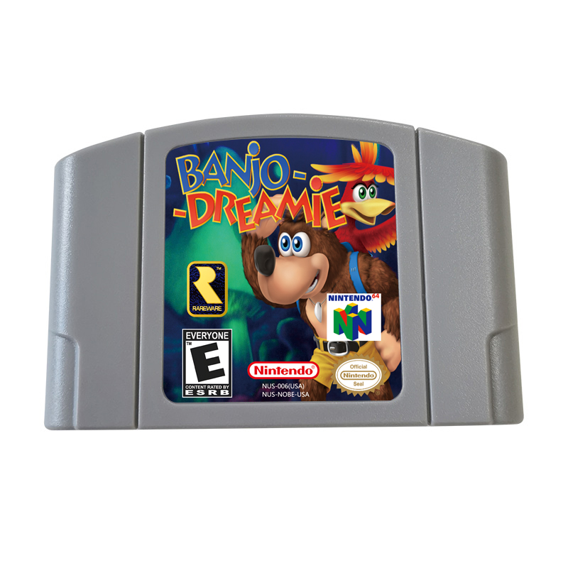 Banjo Dreamie N64 Cartridge For Nintendo 64 Game Console