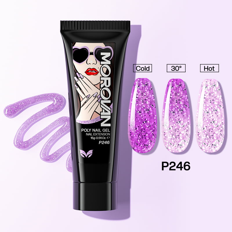 Temperature Changing Nail Polish Color Changing Nails Gel | MOROVAN