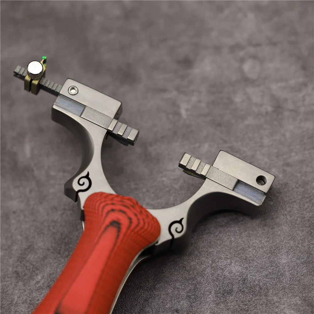 Snipersling Slingshots: S-Pangolin Foldable Titanium Slingshot With ...