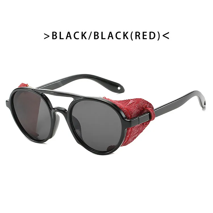 Punk Glasses Double Beam Sun Glasses Retro Trendy Glasses