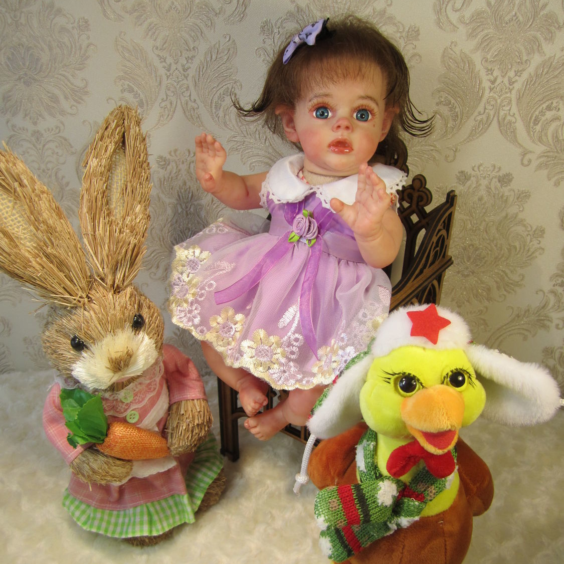 12'' Mini Soft Reborn Doll Named Lilith