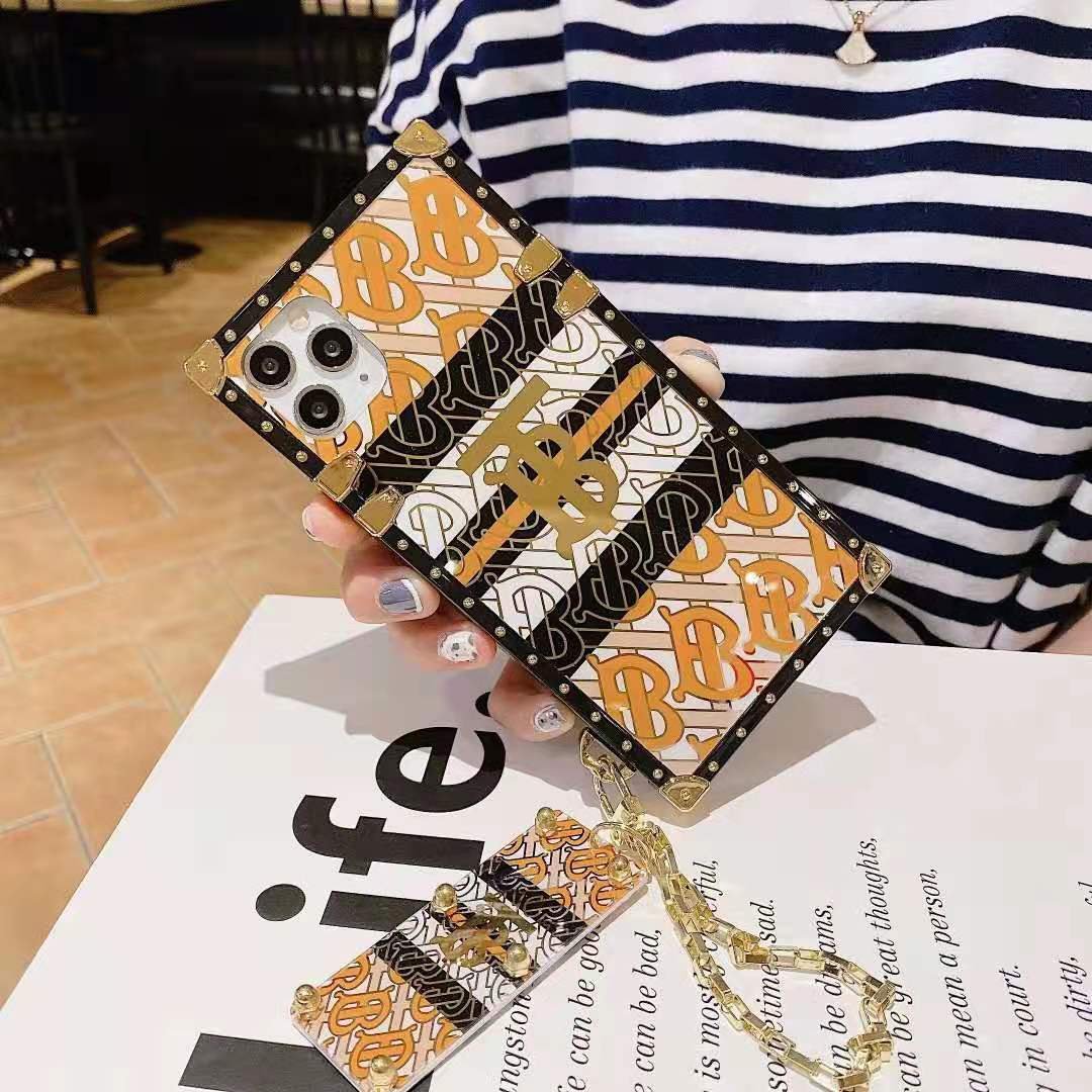 Luxury Designer Square drop Protection Wrist Tether Key Chain Holder ...