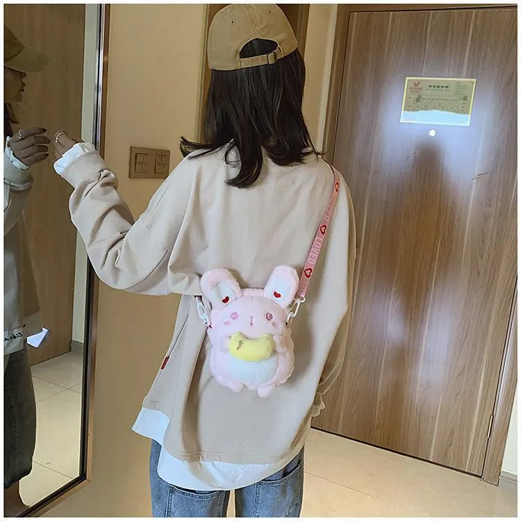 CARTOON RABBIT PLUSH BAG