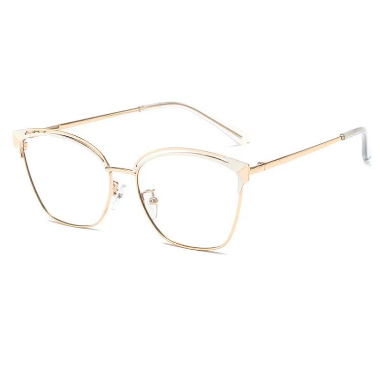 Retro Square Anti-Blue Light Glasses Radiation Resistant HD Lens ...