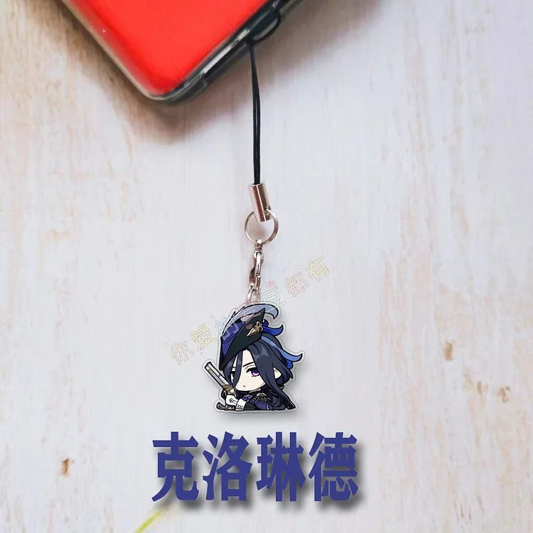 4 pc Genshin Impact Clorinde Keychain