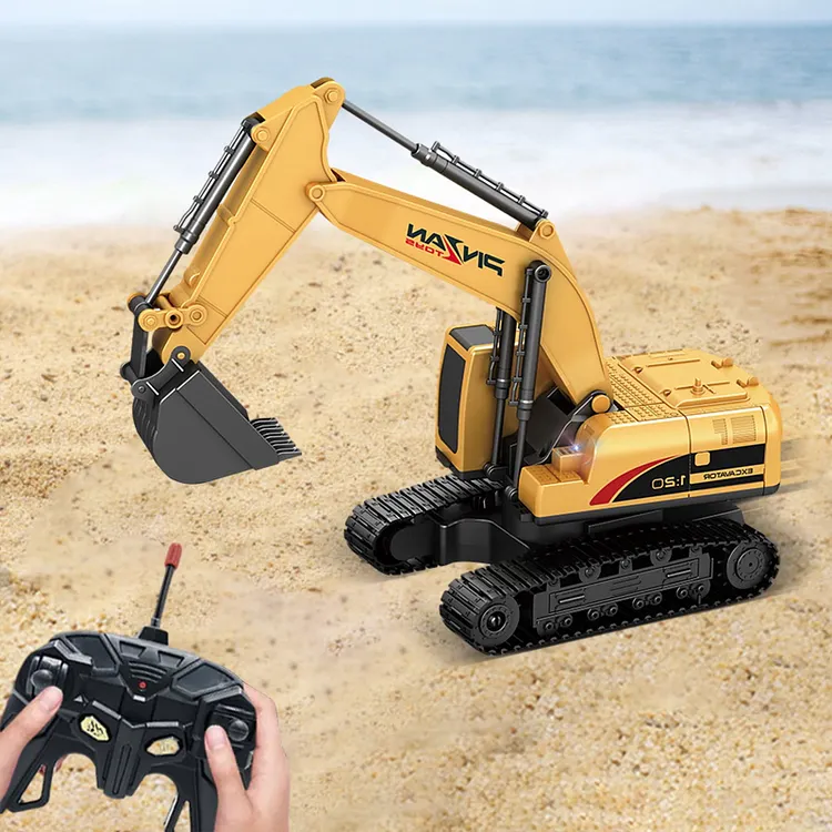 2.4g Rc Excavator 1/20 Alloy Rc Engineering Vehicles 6 Channels ...