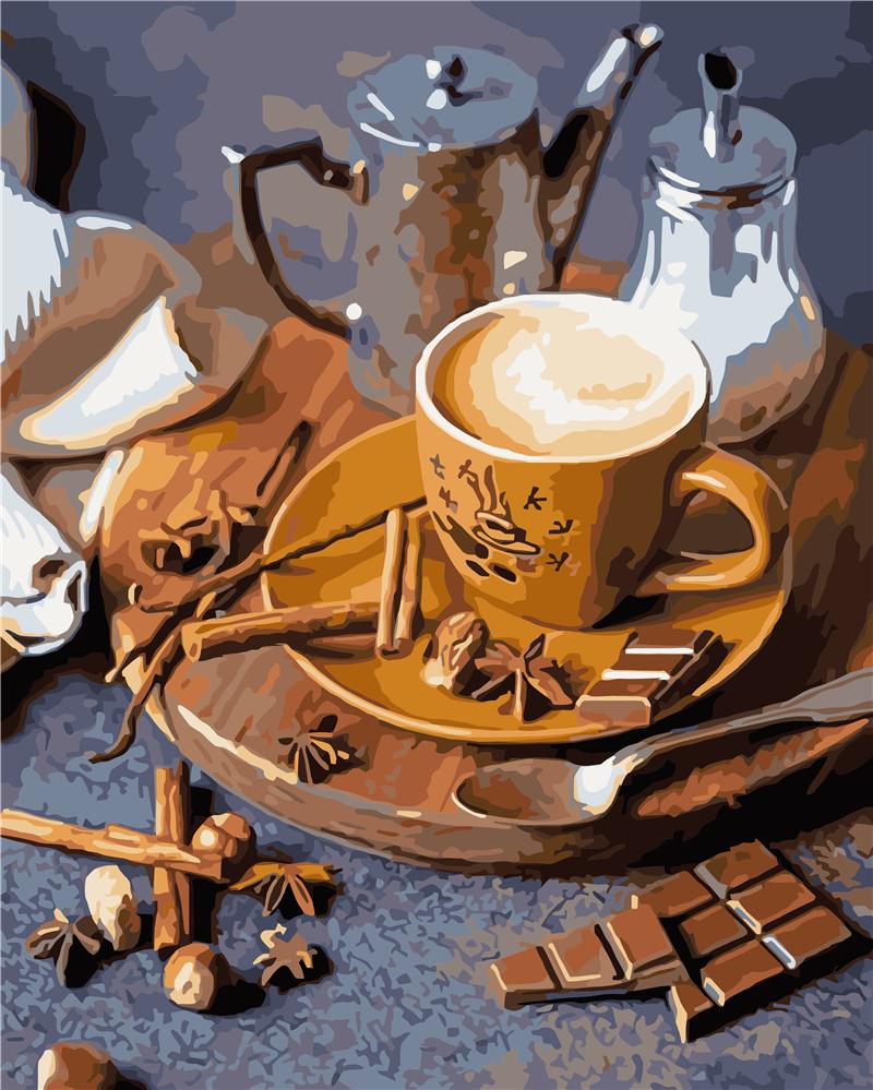 DIY Painting By Numbers | Coffee Chocolate