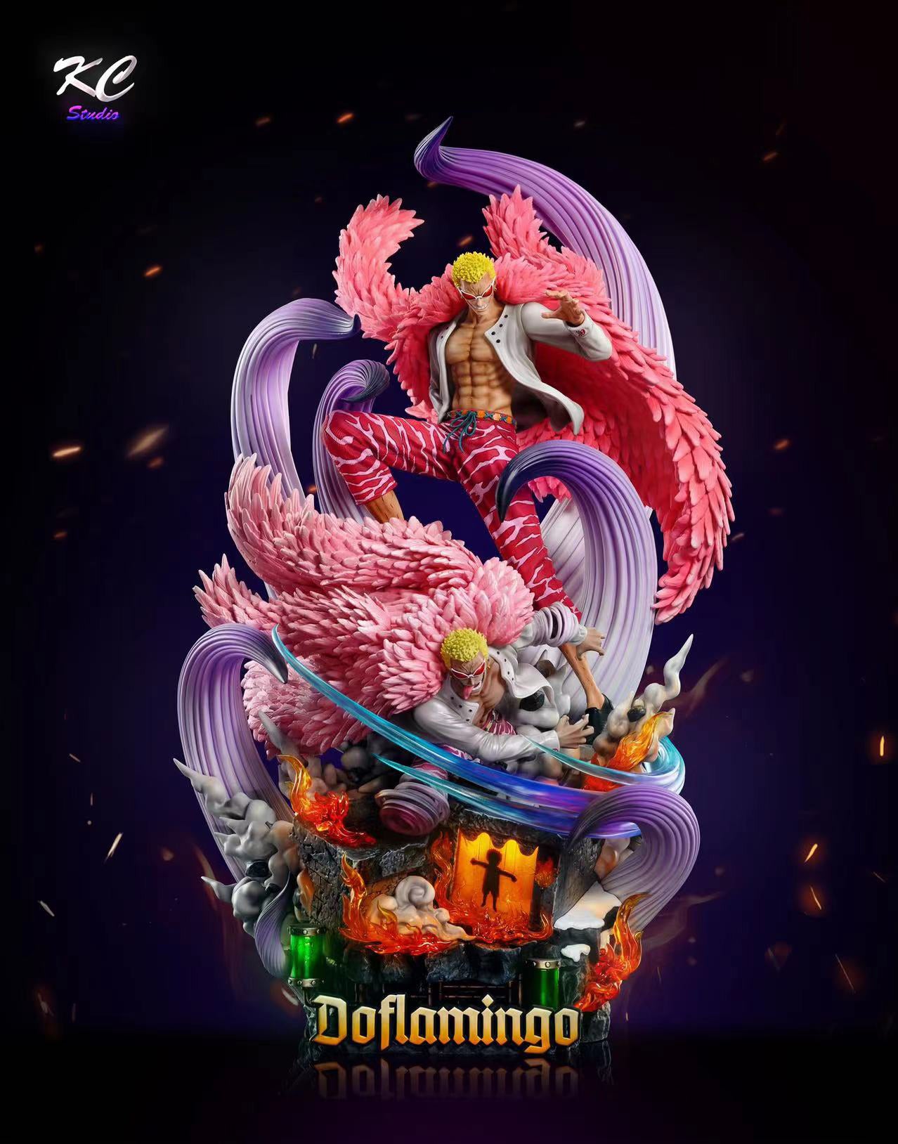 Fate vs. Series 002 Donquixote Doflamingo with LED - ONE PIECE Resin ...