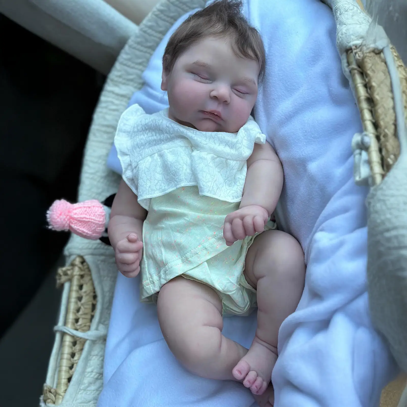 20" Sleeping Reborn Girl Cute Truly Handmade Reborn Doll Named Gassnin