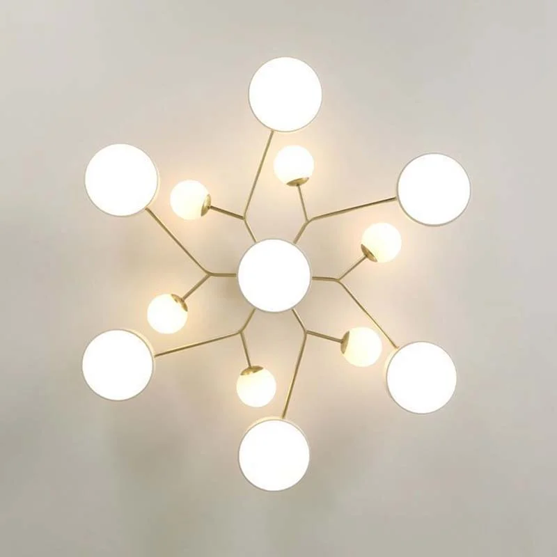 Modern Simple Living Room Lamp Light Luxury Atmosphere Bedroom Ceiling ...