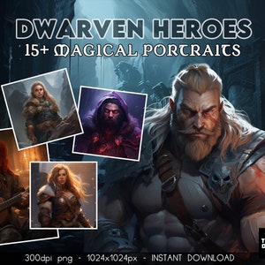15+ Dwarf Character Portraits, Dwarf Portraits, DND Character Portraits ...