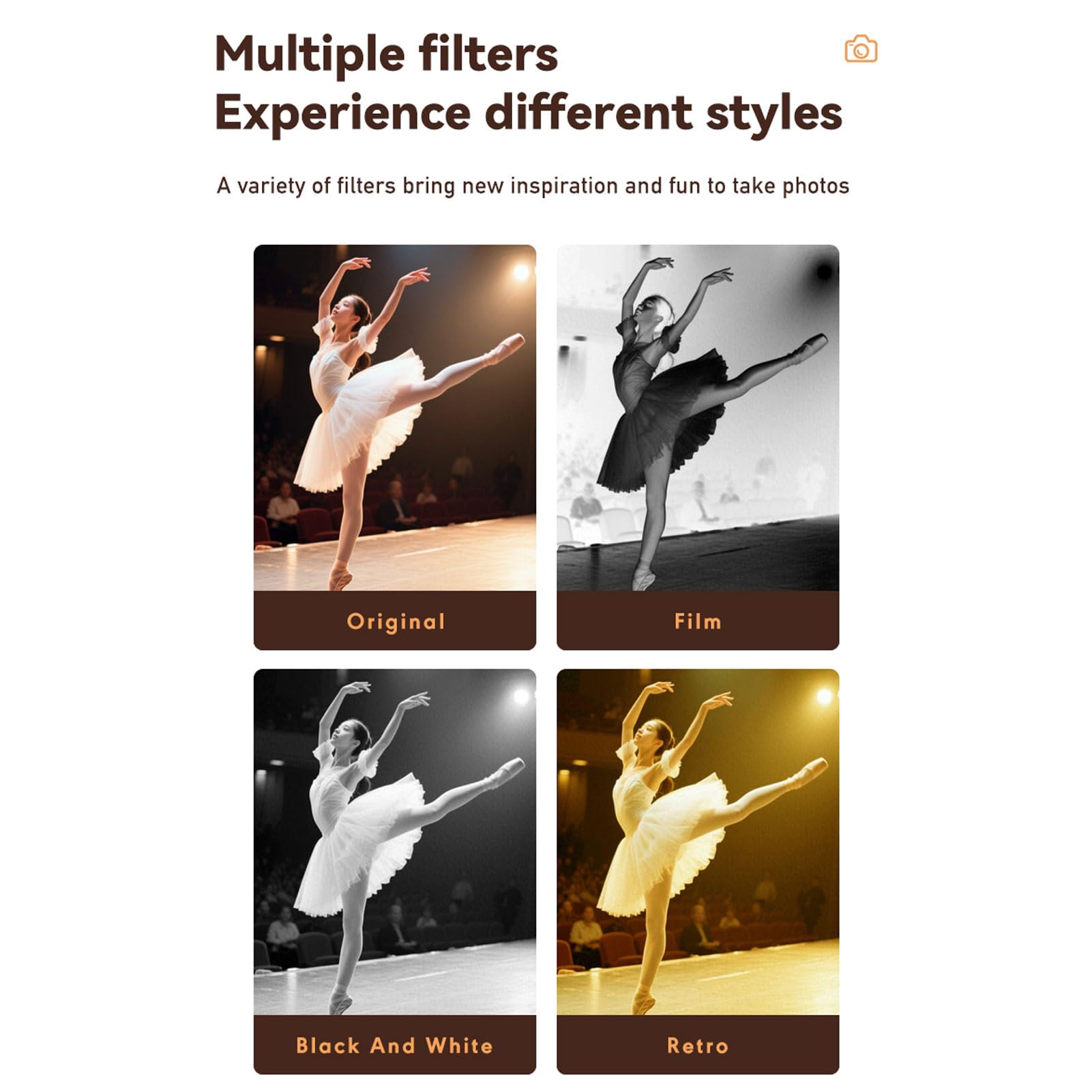 Saker® Retro Keychain Mini Digital Camera, Vintage Style Digital Camera ...