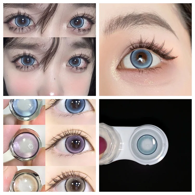 Smoothie Blueberry Colored Contact Lenses,mystic eyes contacts,blue ...