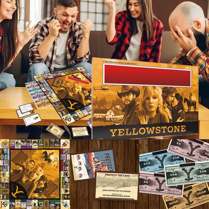 Yellowstone Monopoly Board Game