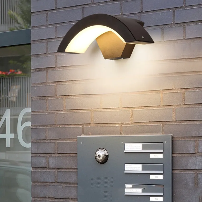 24w LED Outdoor Waterproof Walkway Front Door Garden Porch Wall Light ...