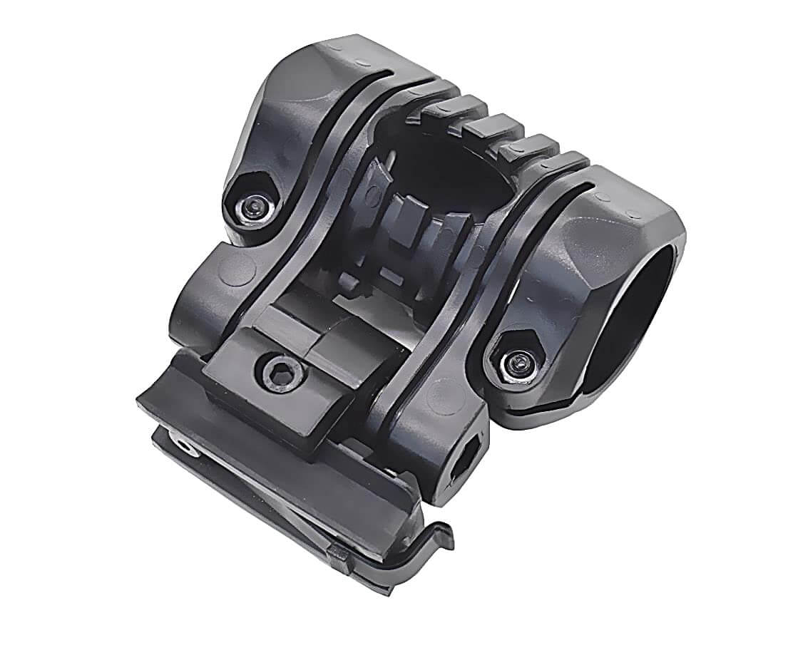 Tophelmetfan 25mm Tactical Helmet Flashlight Holder Torch Clip Rail ...