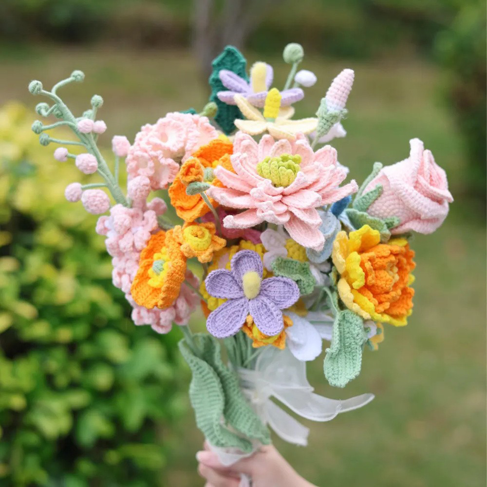 Crochet Flower Bouquet