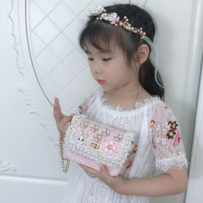 Kids Clutch Purses with Shoulder Chain | Valentine's Gift for Girls