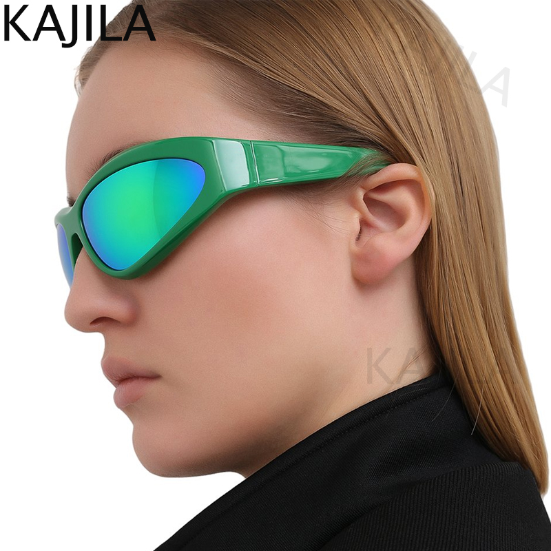 Punk Sports Y2K Star Sunglasses Women Men Cyber Steampunk Sun Glasses ...