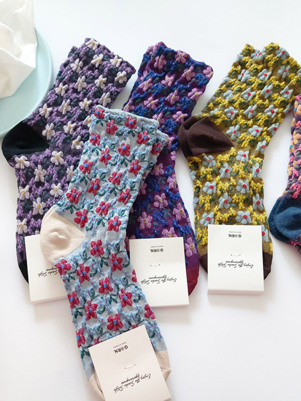 Vintage Artistic Retro Knitting Socks - 4 Colors