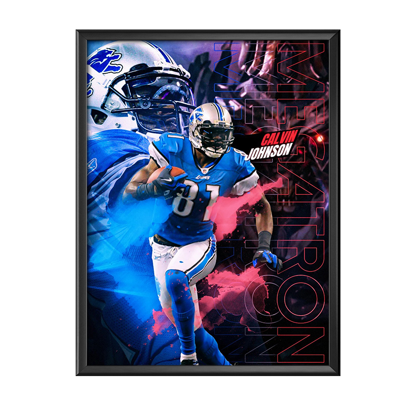Calvin Johnson-Detroit Lions Poster Art